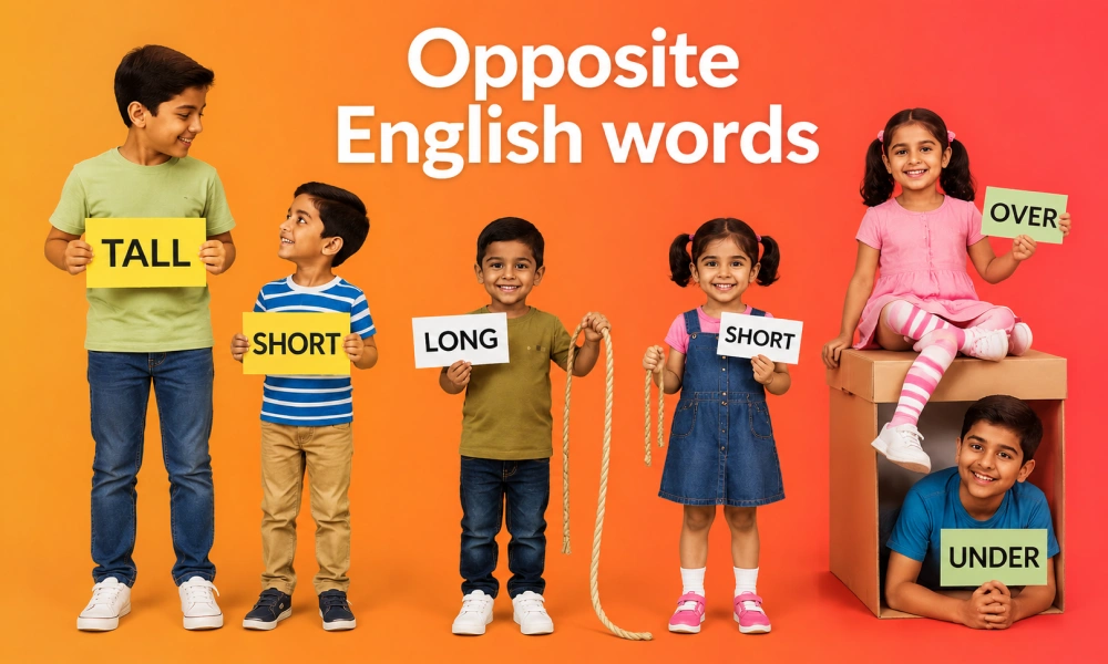 Easy Opposite Words in English: A Fun and Simple Vocabulary Guide for ...